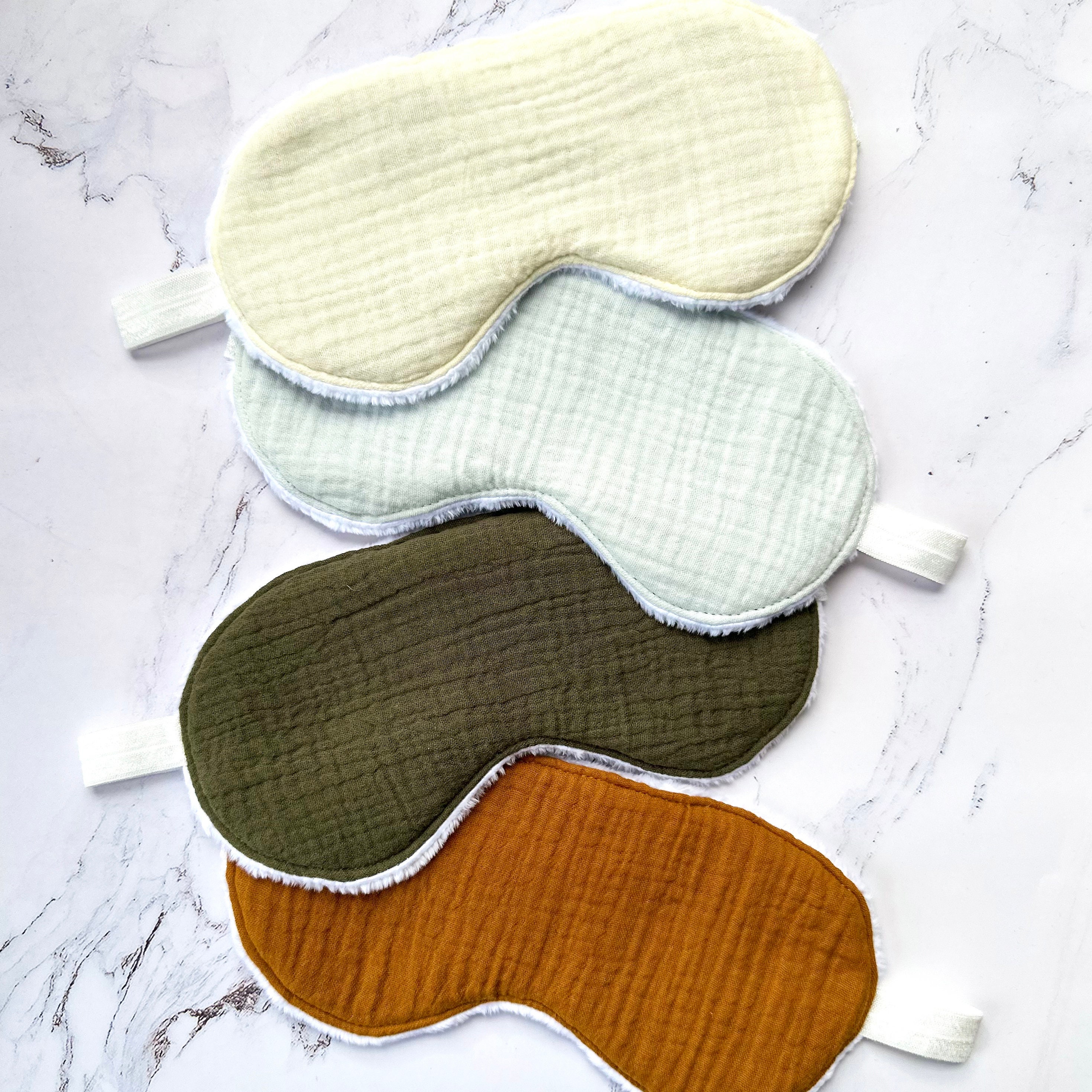4-layer Gauze Sleep Mask | Handmade Soft Eye Mask for Travel | Minky ...