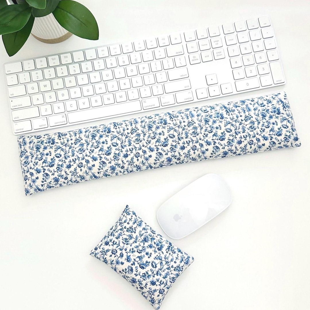 Washable Keyboard Mouse Wrist Rest: Rice Lavender Filling, Carpal ...