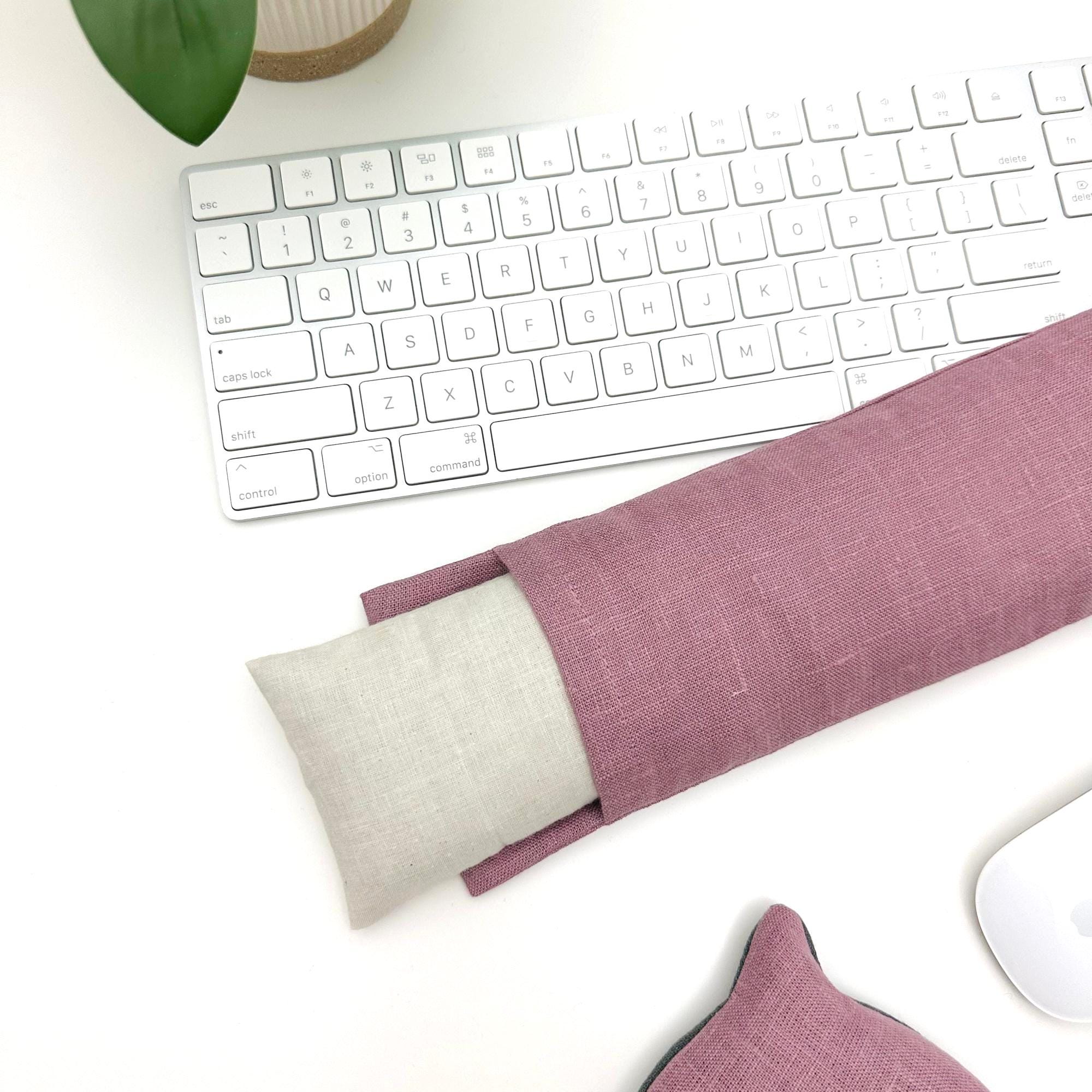 Linen Keyboard Wrist Rest: Lavender, Rice or Flaxseed Fill - Etsy
