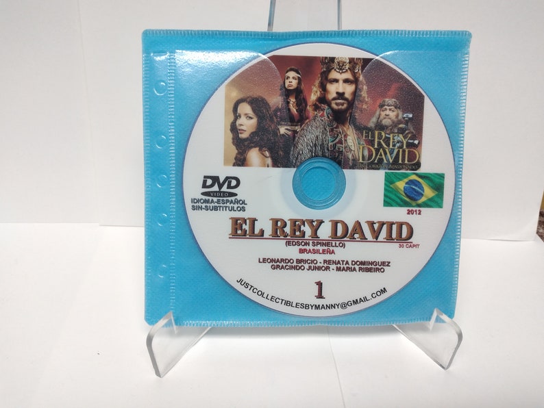 EL REY DAVID, Serie Biblica, 6 Discos, 30 Capitulos, 2012, Brasil ...