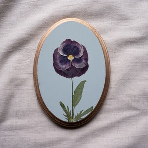 Personalized Birth Flower Decor, Custom Birth Flower Gift, Miniature ...