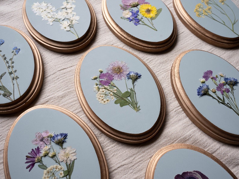 Personalized Birth Flower Decor, Custom Birth Flower Gift, Miniature ...