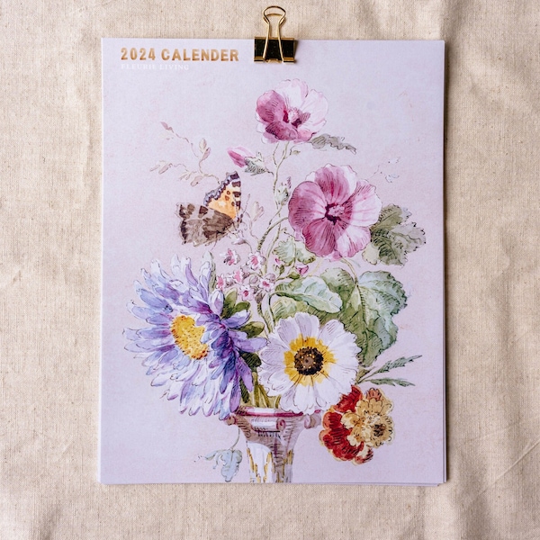 Watercolor Calendar - Etsy