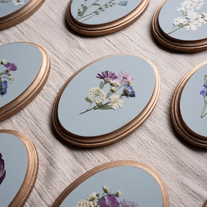Personalized Birth Flower Decor, Custom Birth Flower Gift, Miniature ...