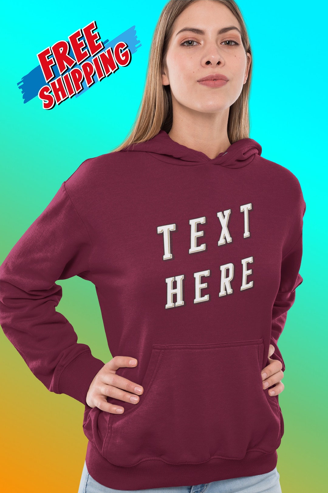 Personalized Hoodie Custom Sweat Customized Sweatshirt - Etsy