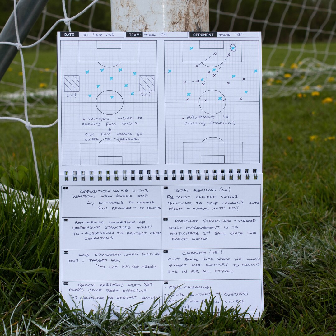 A5 Football Matchday Notebook - Etsy UK