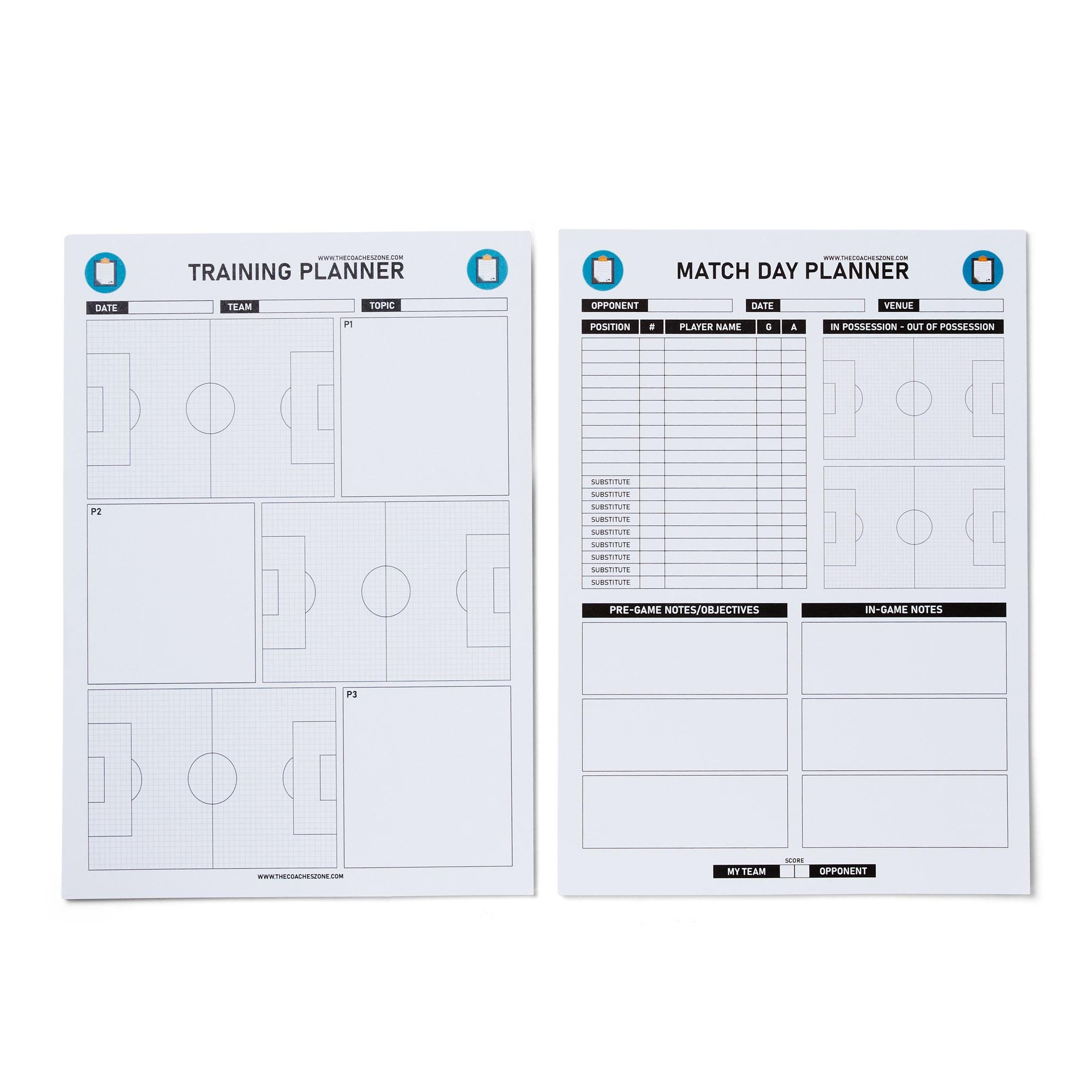 A4 Planner Set – Football Coaching Planners for Training & Matchdays ...