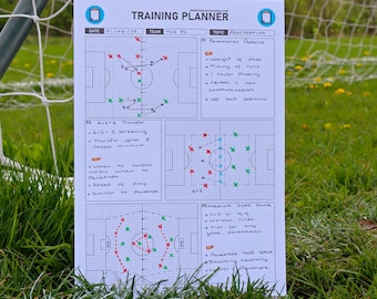 Football Match Day Planner - Football Coaching Notepad | the Coaches ...