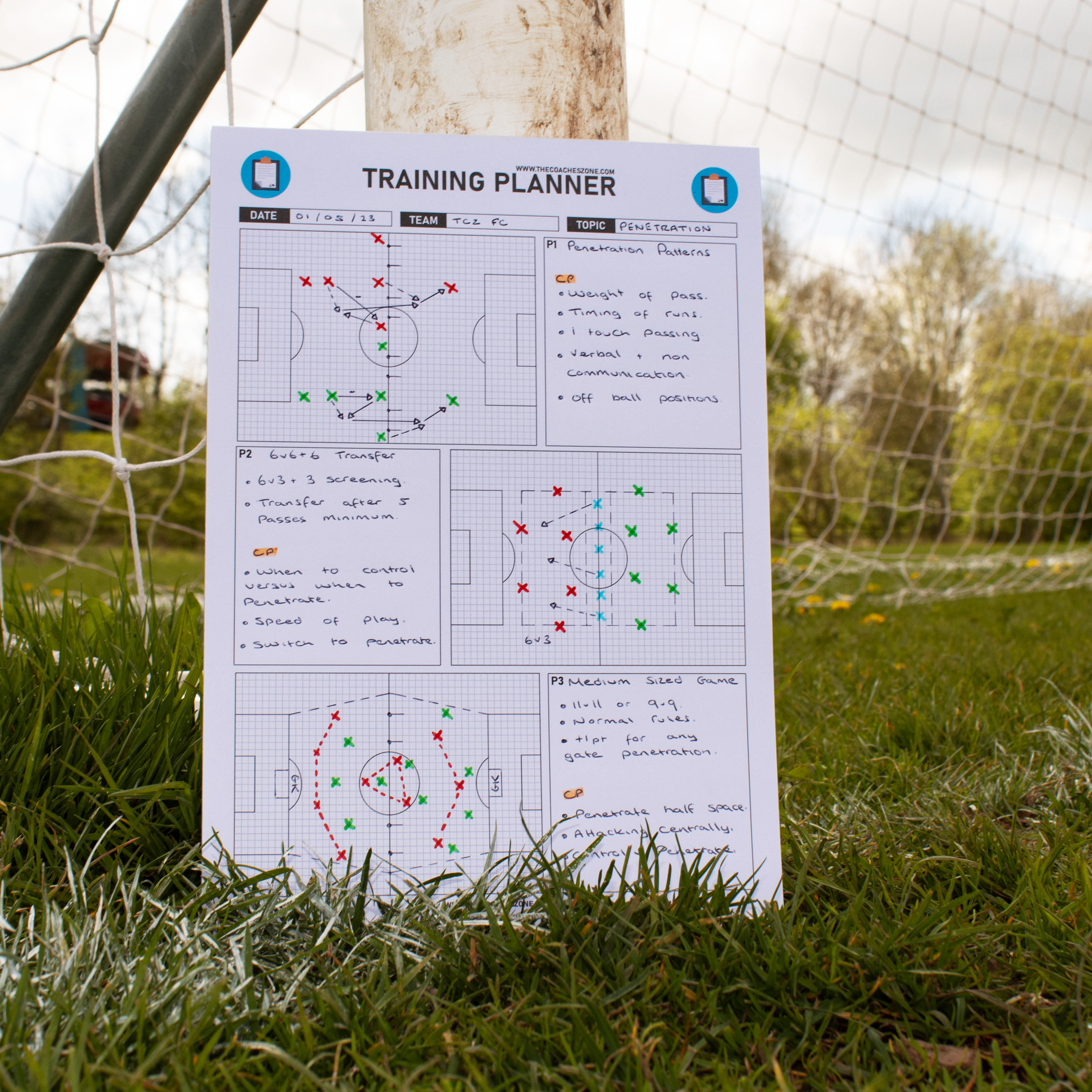 A4 Planner Set | Football Coaching Planners | the Coaches Zone - Etsy UK