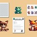 Grumpy Animals Bingo Game - 50 Unique Digital Cards for Family Game ...