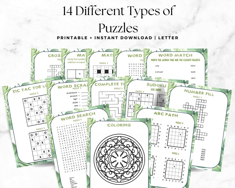 Activity Book for Teens and Adults, Puzzles and Activities, Fun and ...