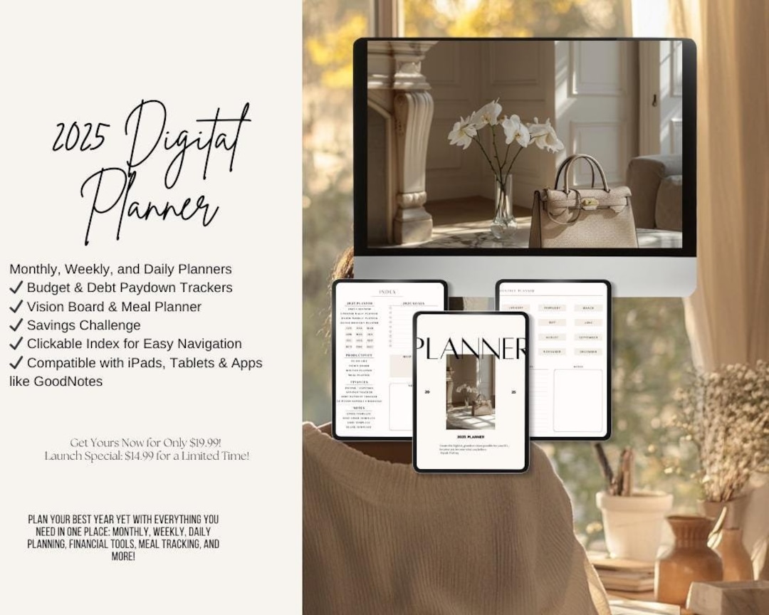 2025 Digital Planner (standalone) - Etsy