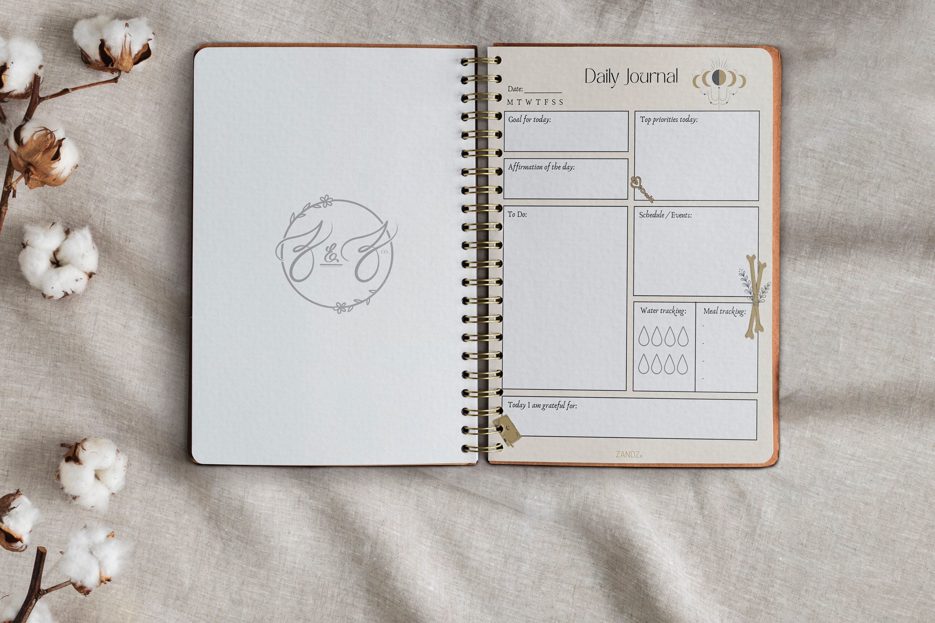 Witchy Daily Journal Planner Layout Printable Digital Download - Etsy