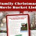 Christmas Movie Bucket List Printable for Kids. With Info About Where ...