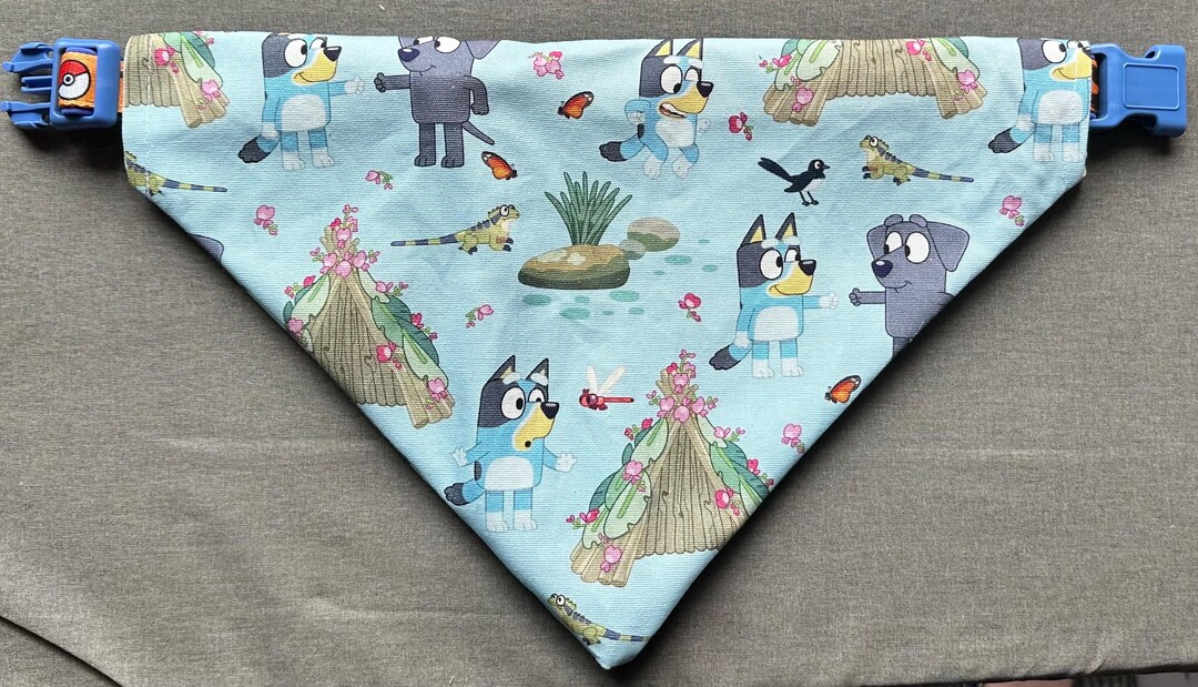 Custom Bluey Over-the-collar Bandana - Etsy UK