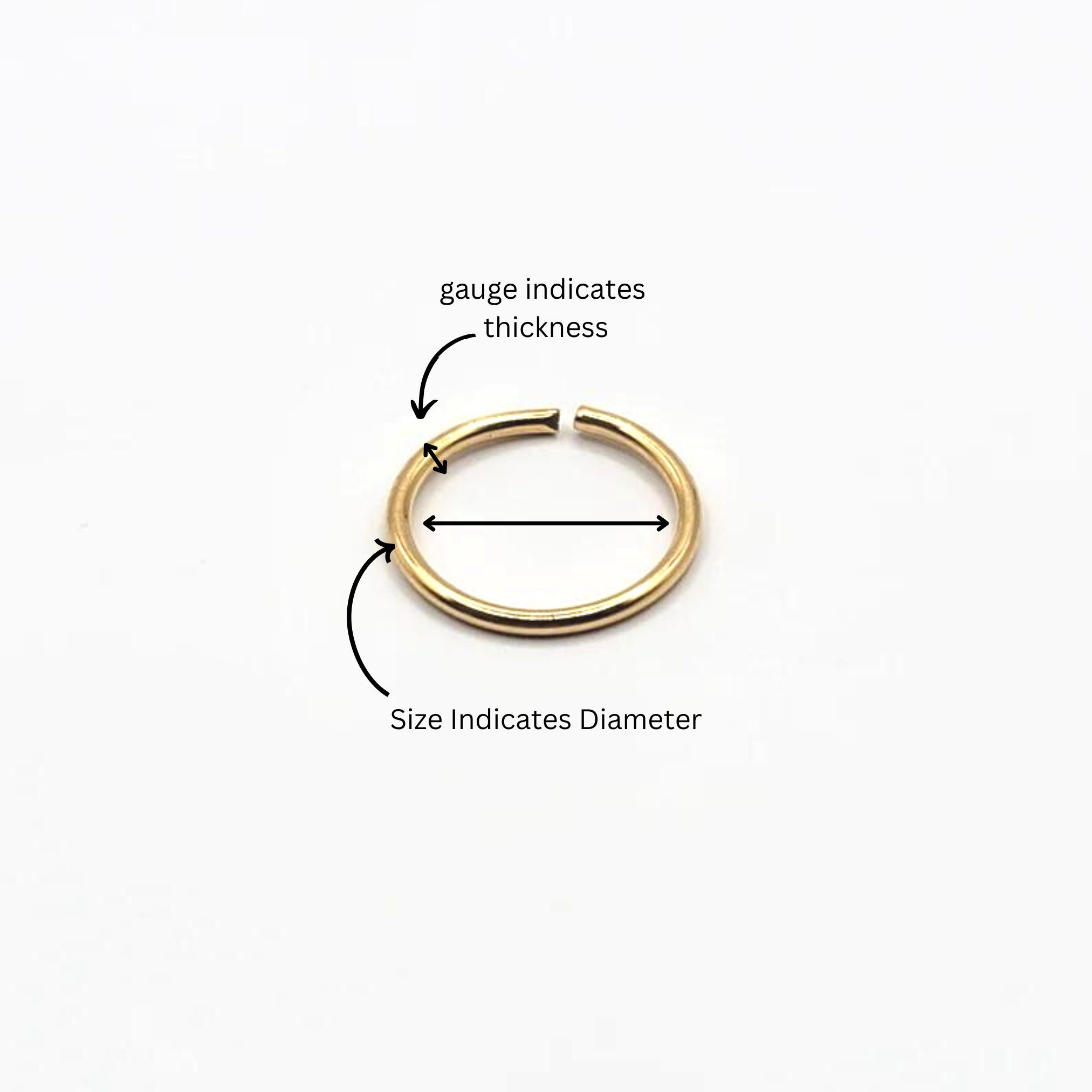 Nose Ring in Solid 22K Gold 22K Solid Gold Nose Jewelery 6 Mm, 7 Mm, 8 Mm, 9 Mm, 10 Mm - Etsy