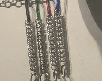 Celtic Flower Chainmaille Keychains - Etsy