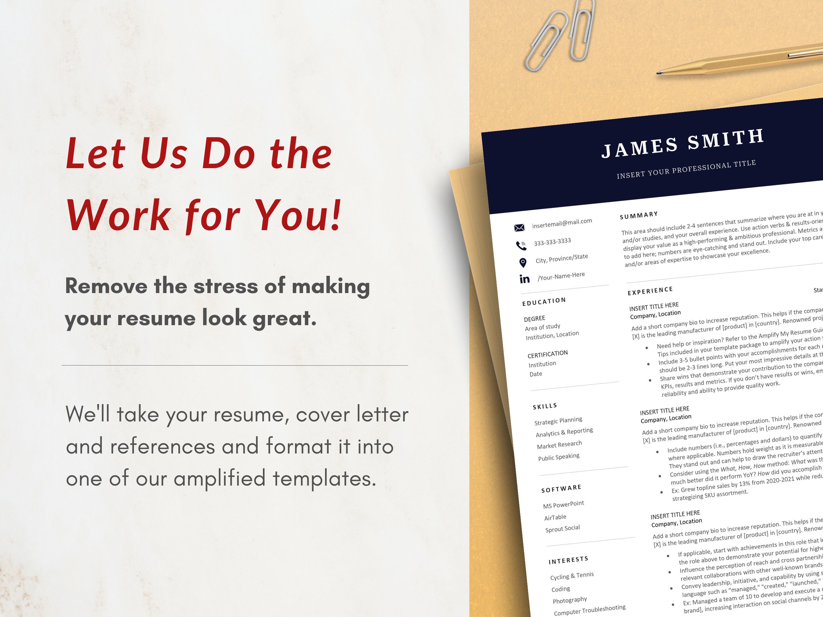 Resume Help, Resume Formatting, CV Template 1 Page, CV Template Google ...