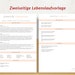 CV Template German Bewerbungsvorlagen Lebenslauf Vorlage - Etsy