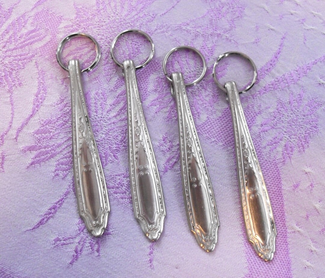 Handmade Key Chains, Vintage Silverware Key Chain, Repurposed Spoon ...