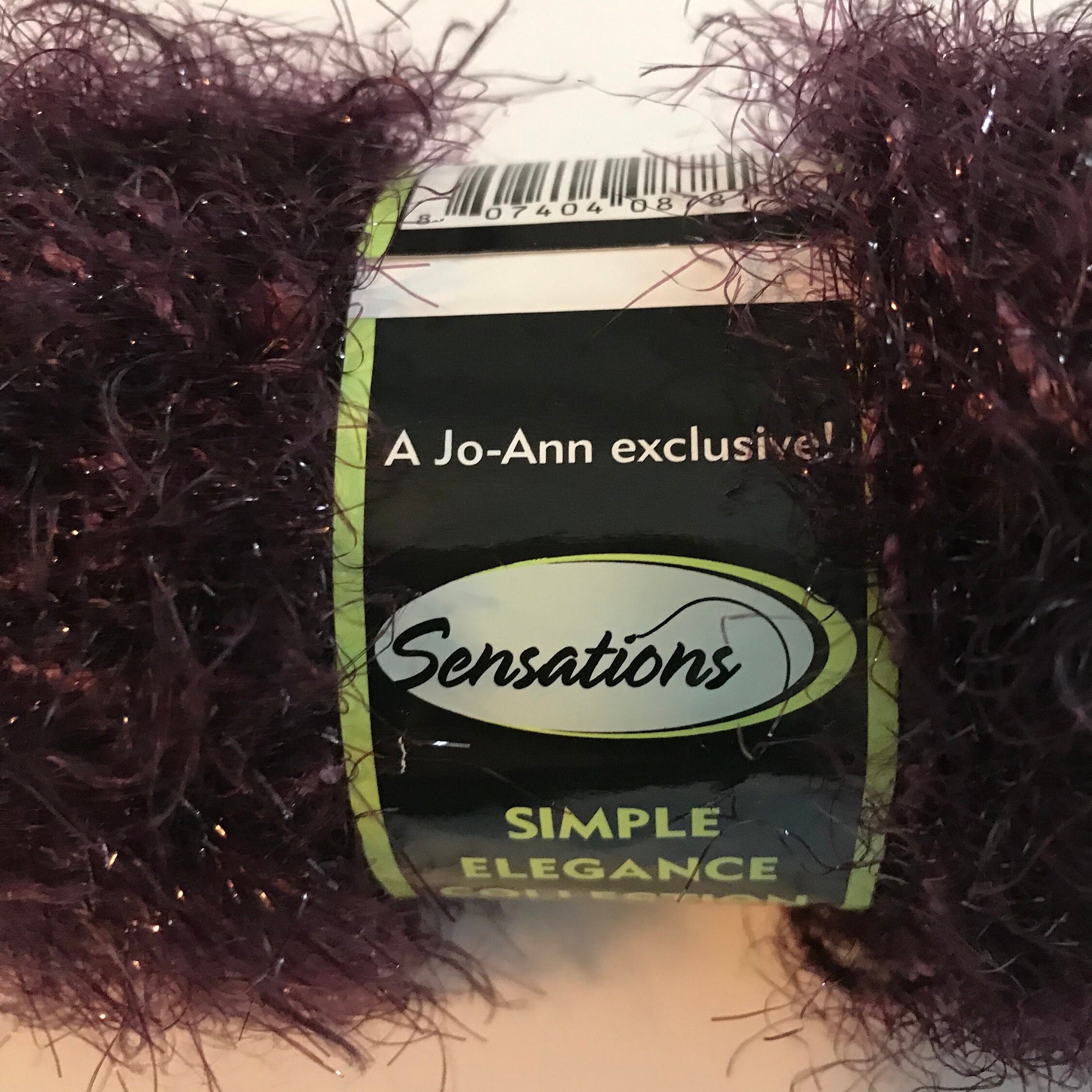 Simple Elegance Collection Yarn Light Whisper Purple #12 6273 A Jo Ann ...