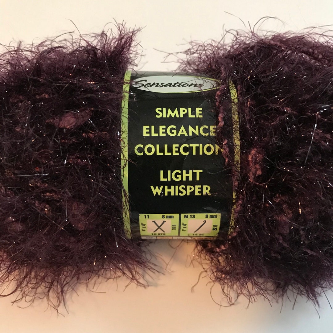 Simple Elegance Collection Yarn Light Whisper Purple #12 6273 A Jo Ann ...