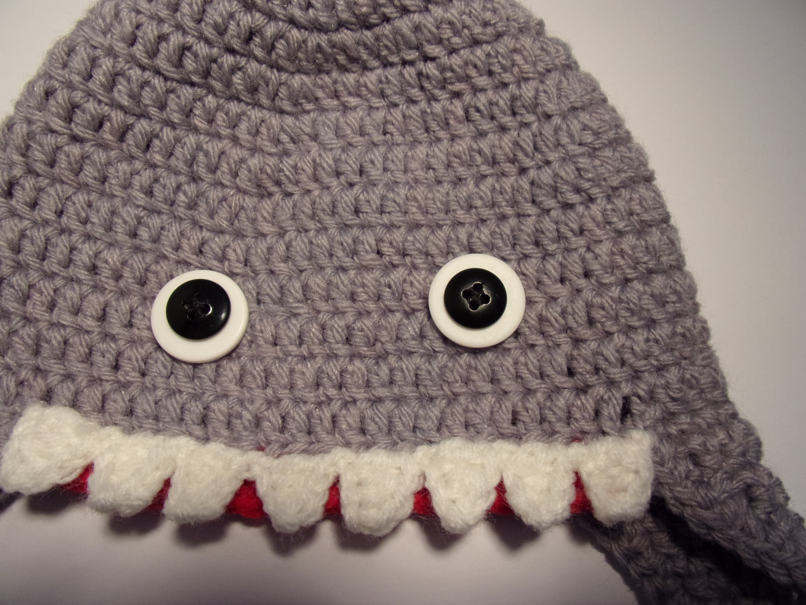 Crochet Shark Hat, Baby Shark Hat, Two Sizes Available, 6-9 Months and ...