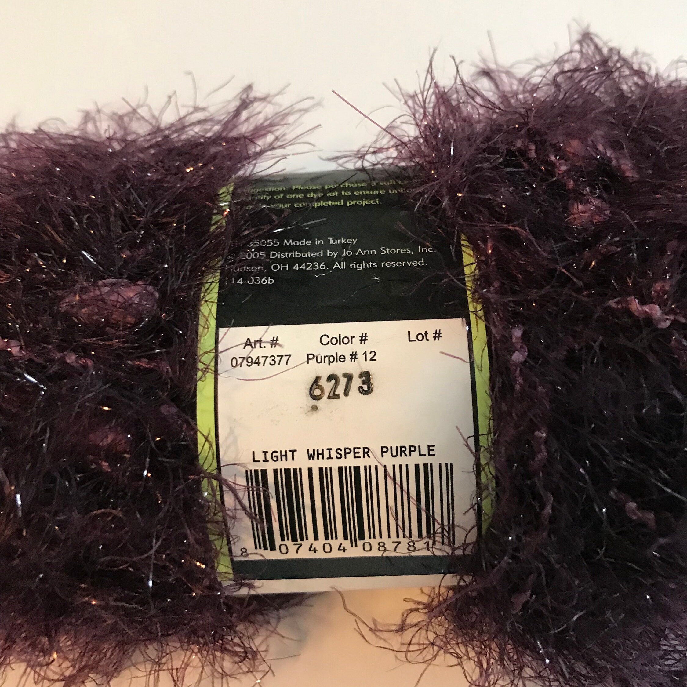 Simple Elegance Collection Yarn Light Whisper Purple #12 6273 A Jo Ann ...