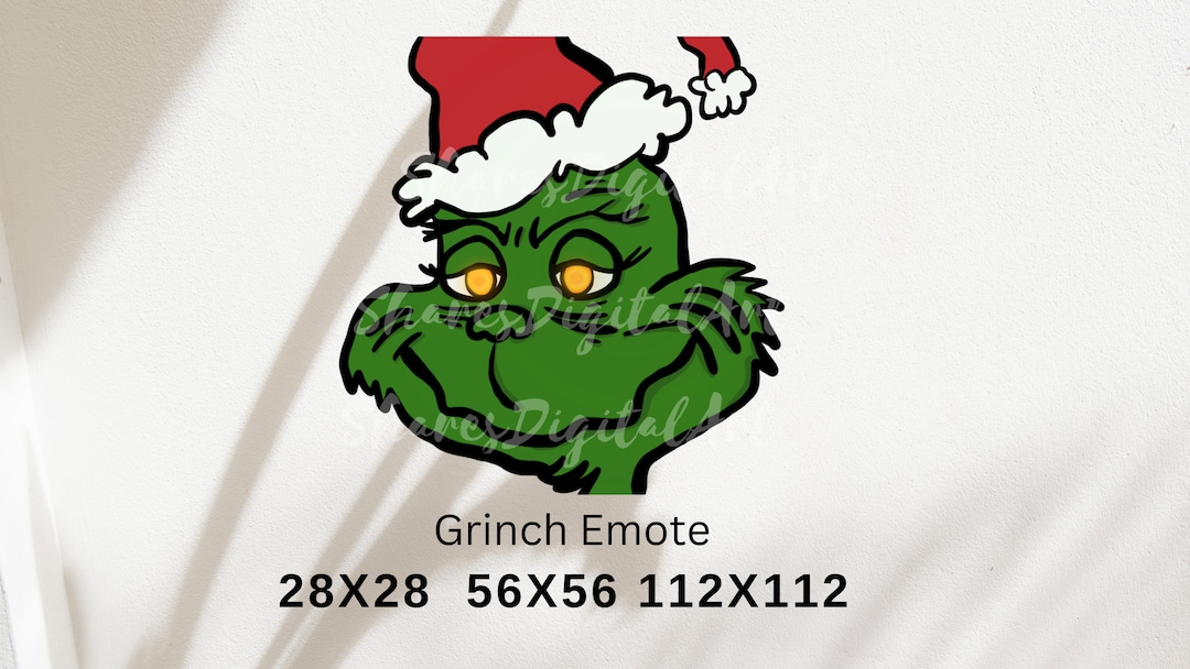 Grinch Twitch/discord Emote L Christmas Emote L How the Grinch Stole ...
