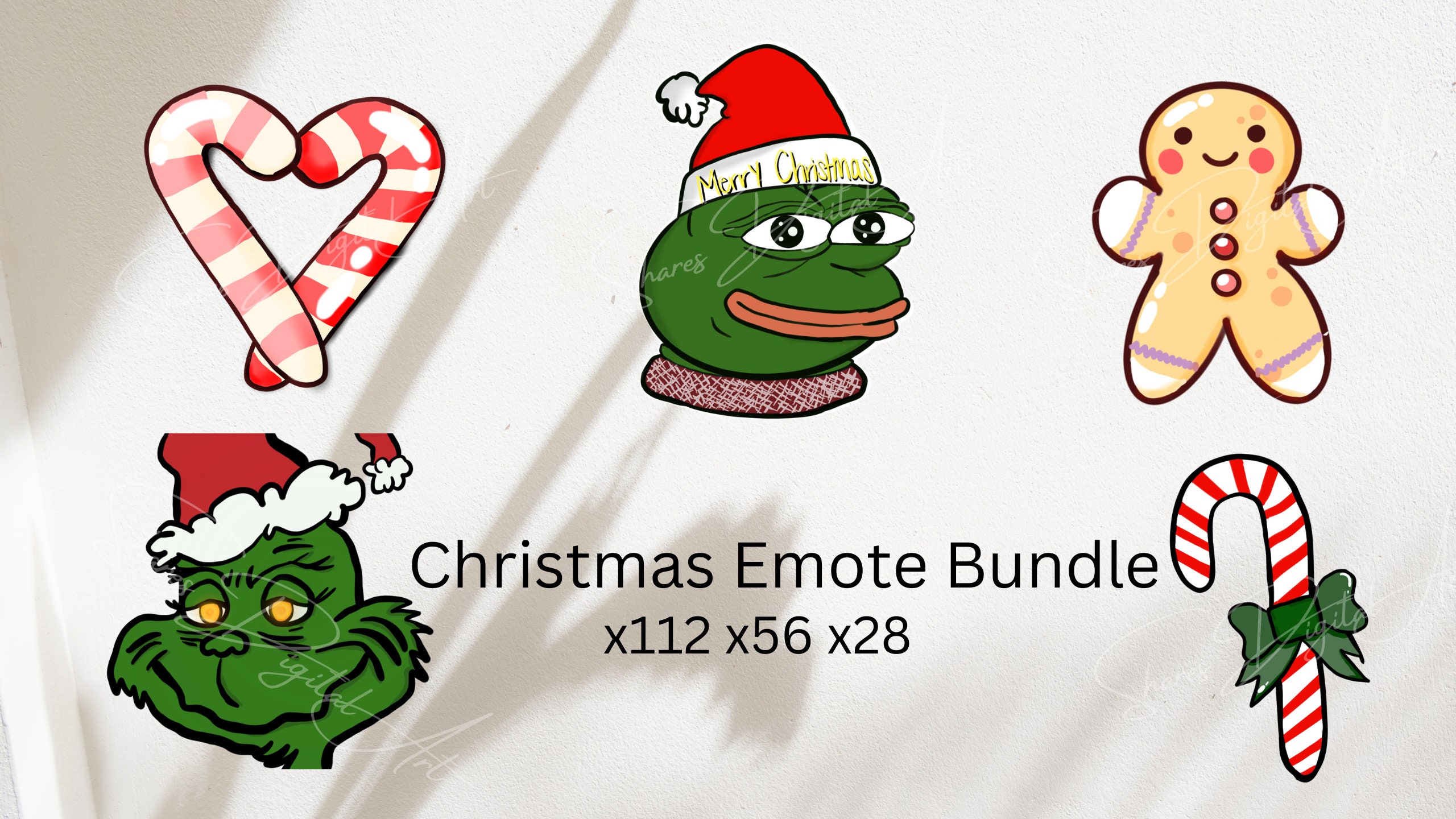 Christmas Emote Bundle / Holiday Emote Bundle / Twitch / Discord / - Etsy