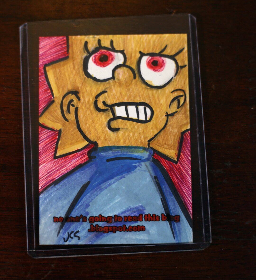 Angry Lisa Simpson ACEO Sketch Card - Etsy