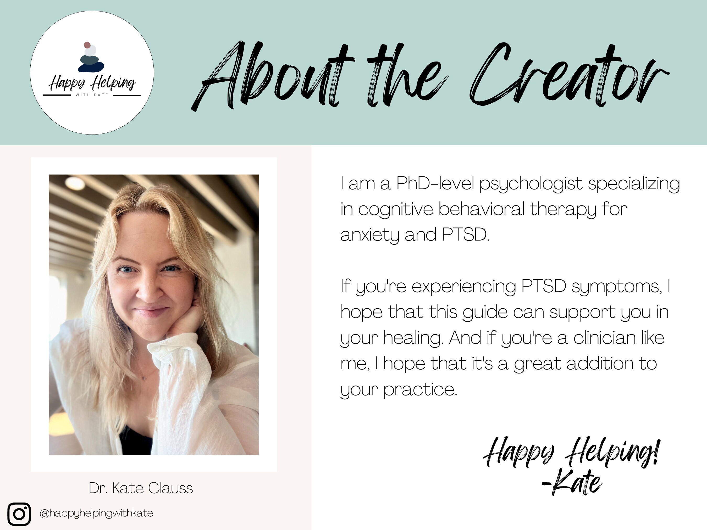 PTSD Workbook Printable Mental Health Workbook for PTSD - Etsy