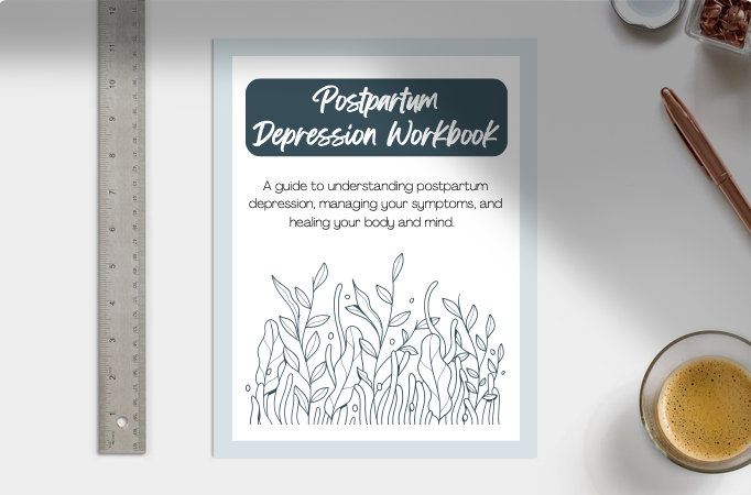 Postpartum Depression Workbook, Postpartum Depression Journal for New ...