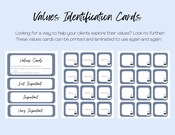 Values Coloring Worksheet Therapy Tool Self-help Resource - Etsy Canada