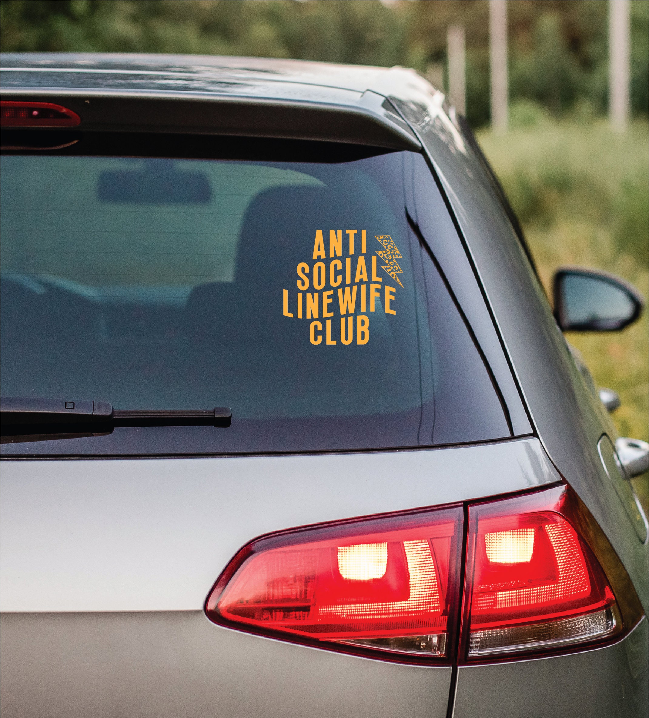 Linewife Decal, Linewife Sticker, Antisocial Linewife, Linewife Car ...