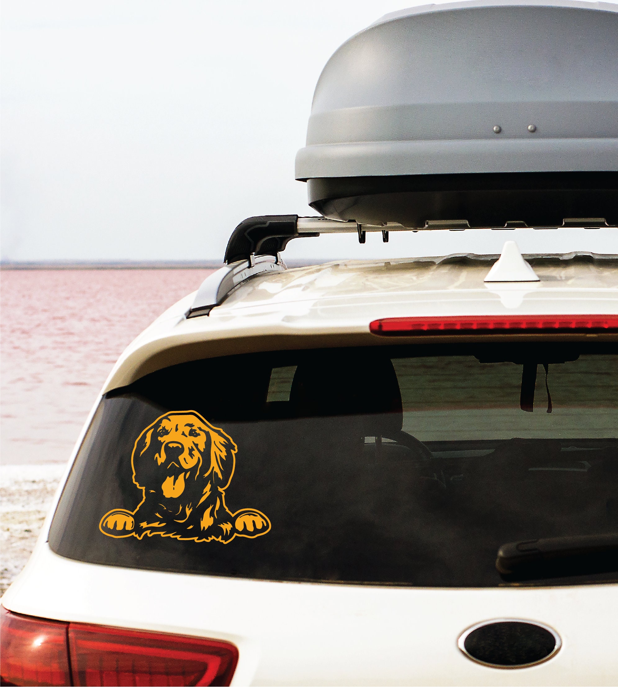 Golden Retriever Decal, Dog Decal, Golden Decal, Dog Sticker, Dog Mom ...