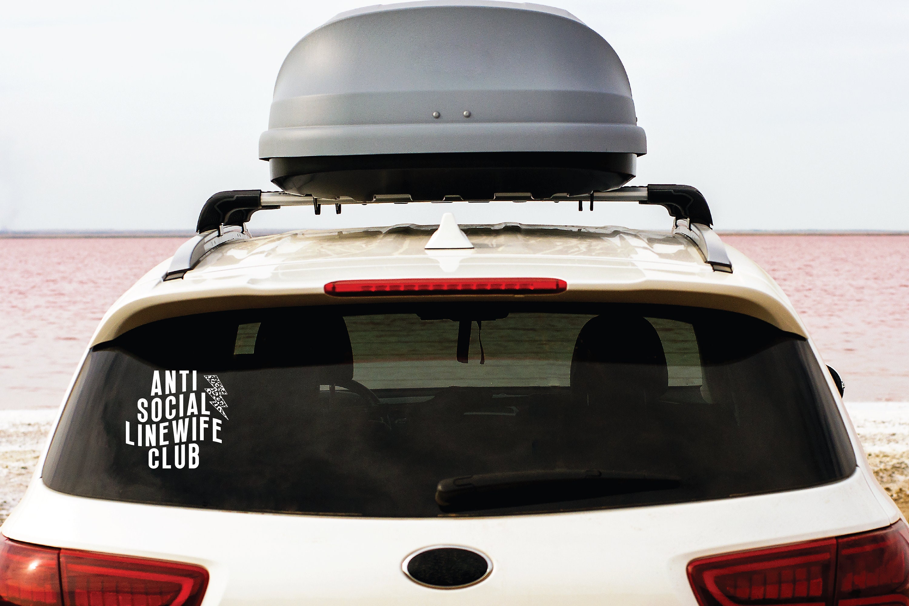 Linewife Decal, Linewife Sticker, Antisocial Linewife, Linewife Car ...