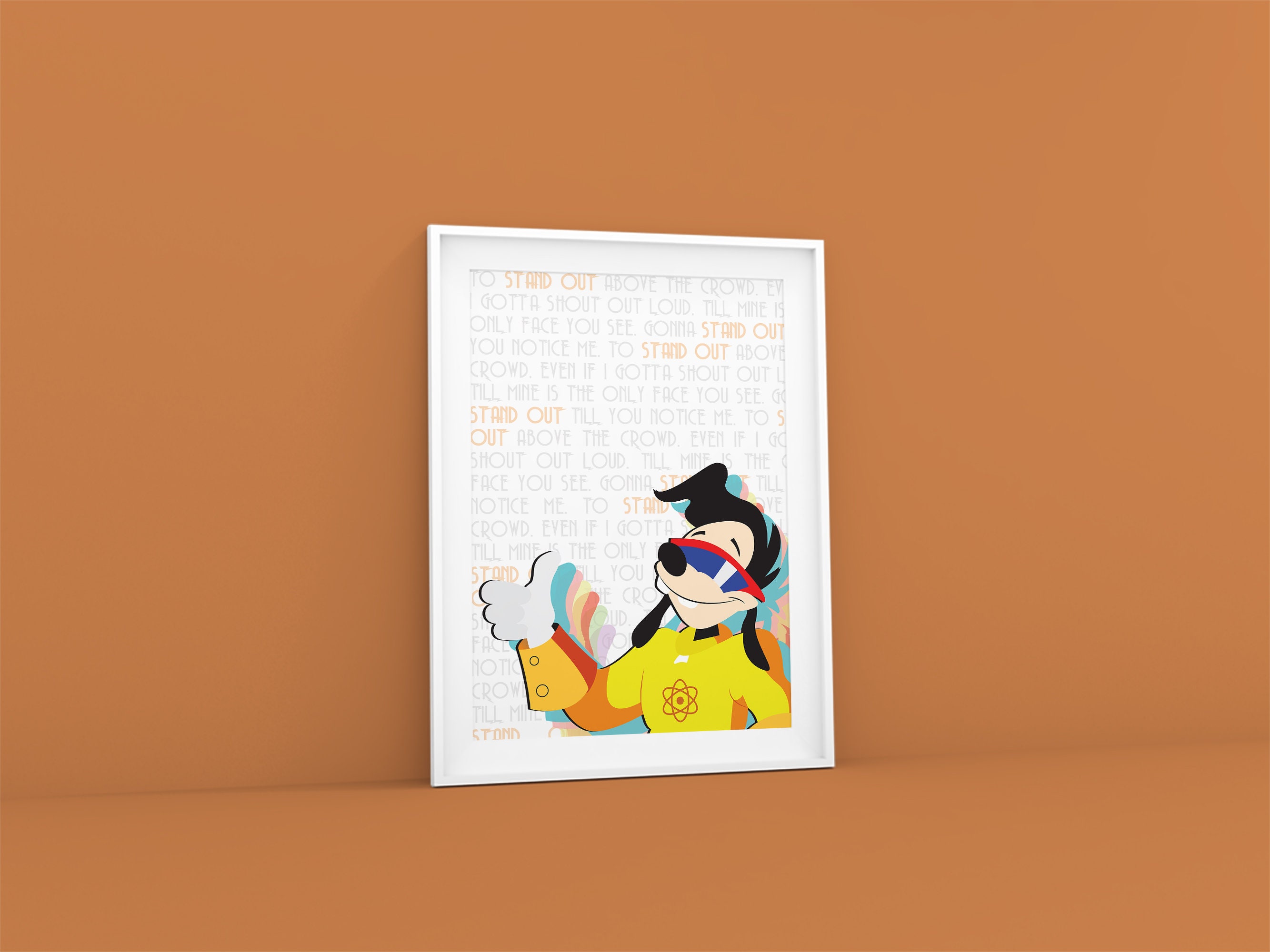 Stand Out - Max Performing as Powerline - A Goofy Movie Poster (DIGITAL ...