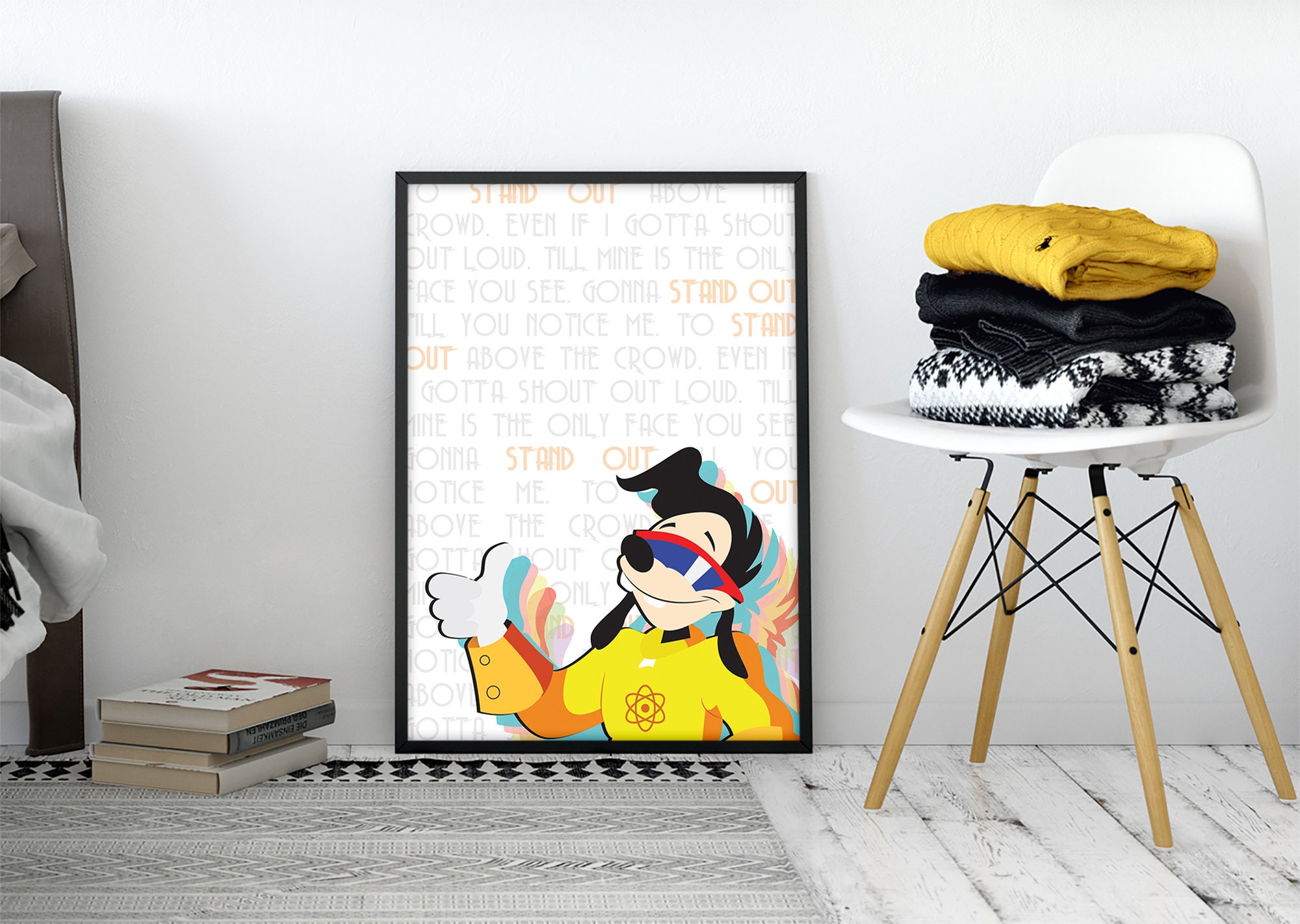 Stand Out - Max Performing as Powerline - A Goofy Movie Poster - Etsy