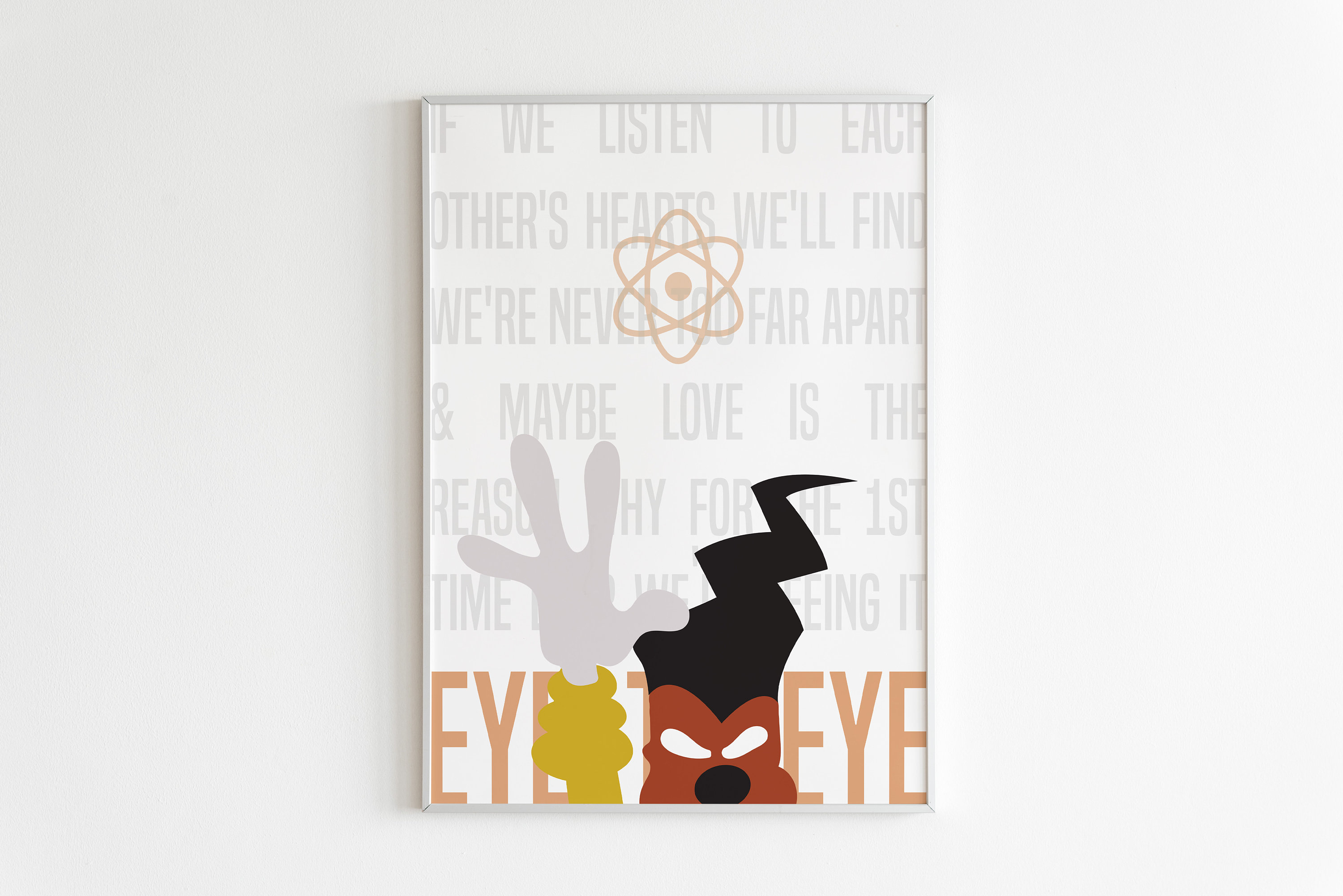 Powerline - Eye to Eye Poster - A Goofy Movie - Etsy