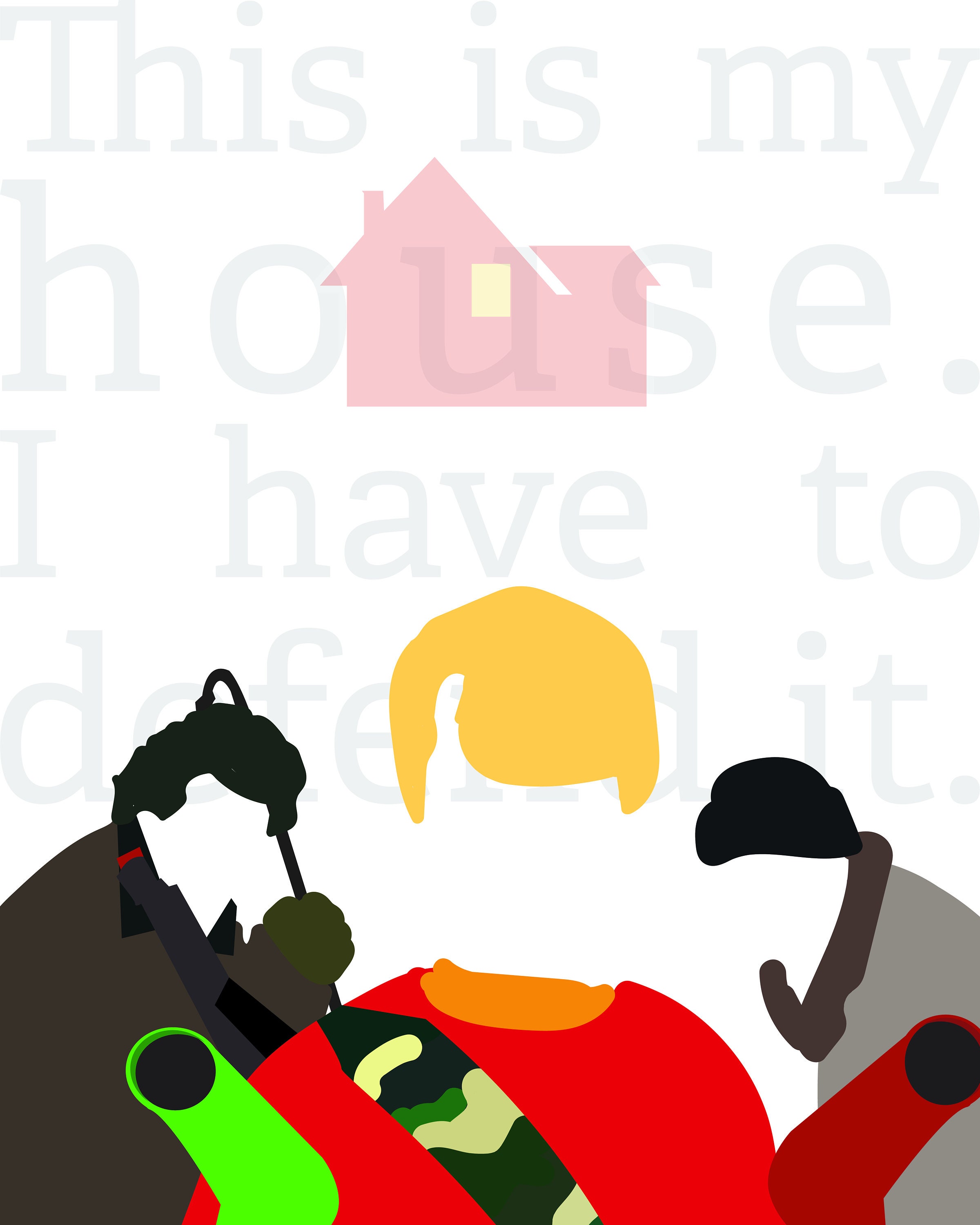 This is My House - Kevin Mccallister - Home Alone Poster (DIGITAL FILES ...