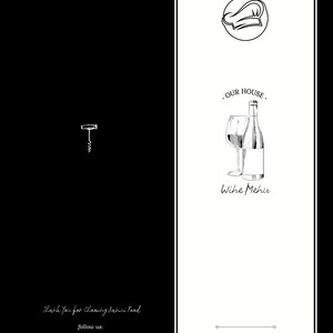 Modern Drink Menu Template: Sophisticated Cocktail & Wine List - Clean ...