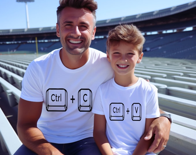 Copy Paste Shirt, Matching Shirts, Ctrl C Shirt, Ctrl V Shirt, Family ...
