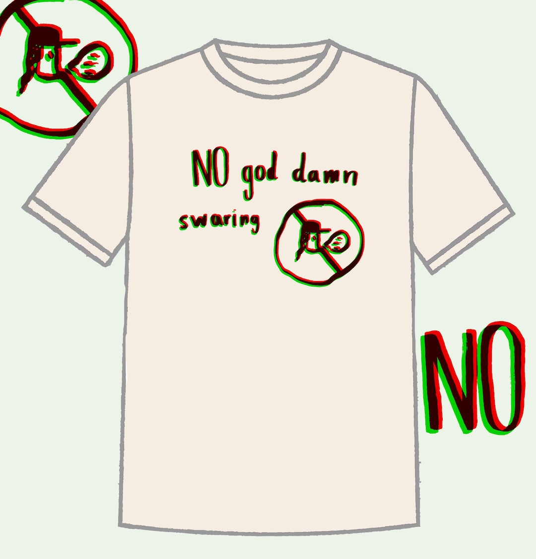 The Anti Curse Shirt - Etsy