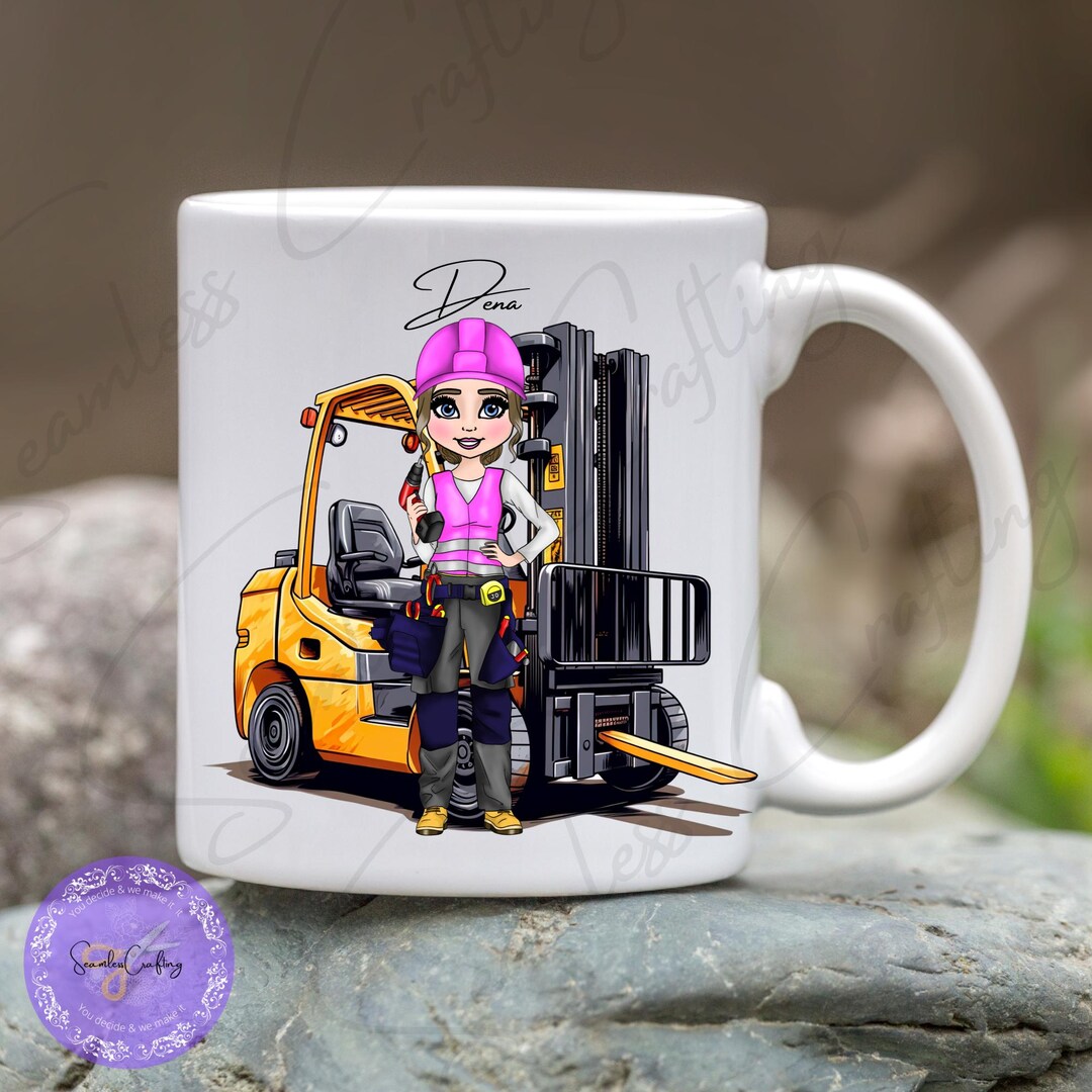 Personalized Construction Worker Mug: Stainless Steel Travel Mug - Etsy