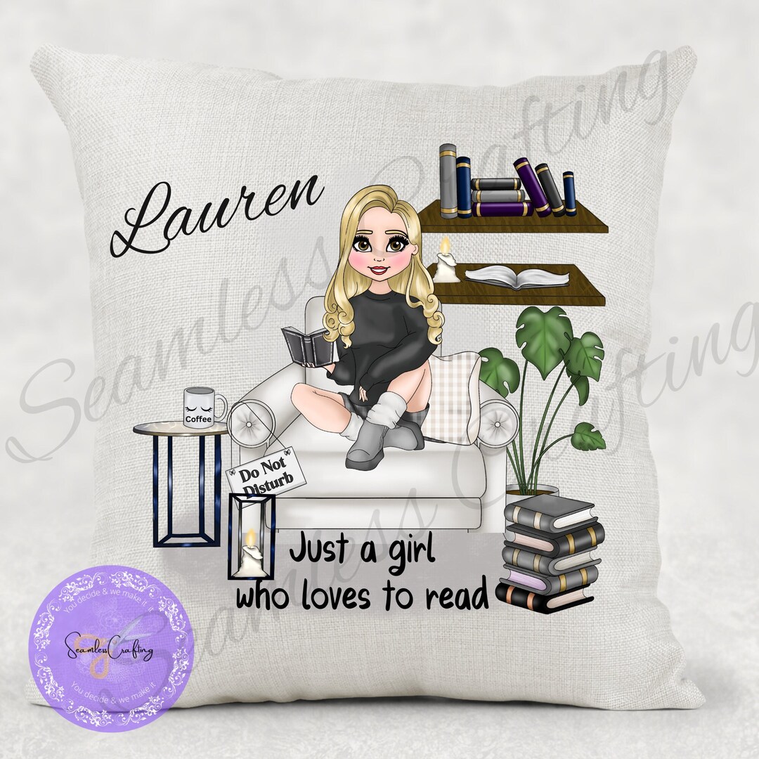 Personalized Reading Pillow: Custom Character Book Cushion - Etsy UK