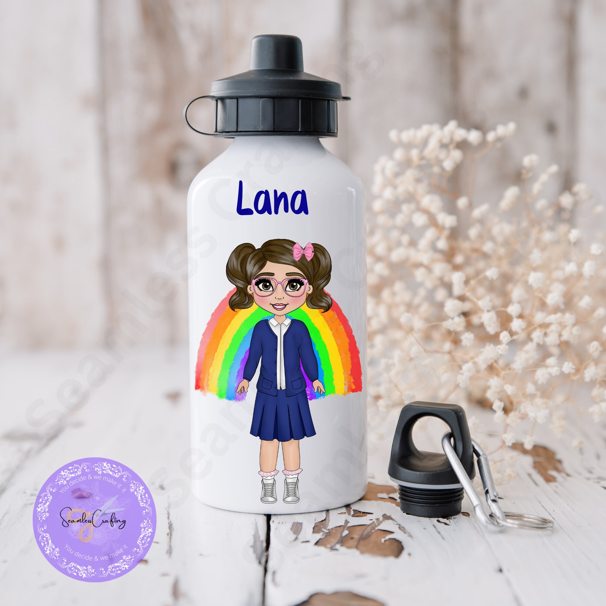 Personalised School Uniform Water Bottle Back to School Water - Etsy