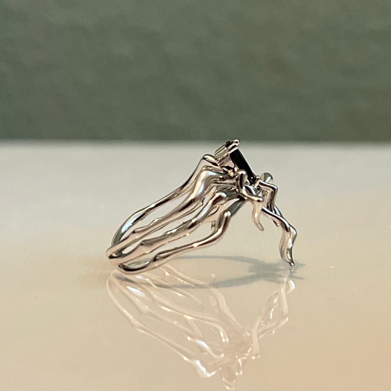 Gothic Spider Ring, Animal Ring, Irregular Ring, Gothic Ring - Etsy