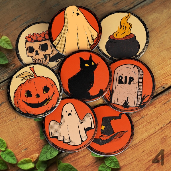 Halloween Coasters - Etsy