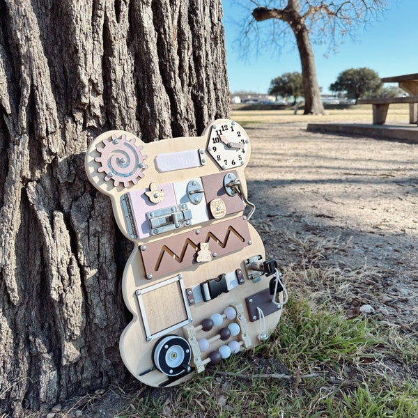 Montessori Big Busy Board - Etsy
